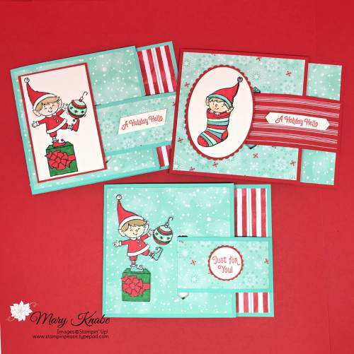 #Elfie Buckle Card & Paper Piecing