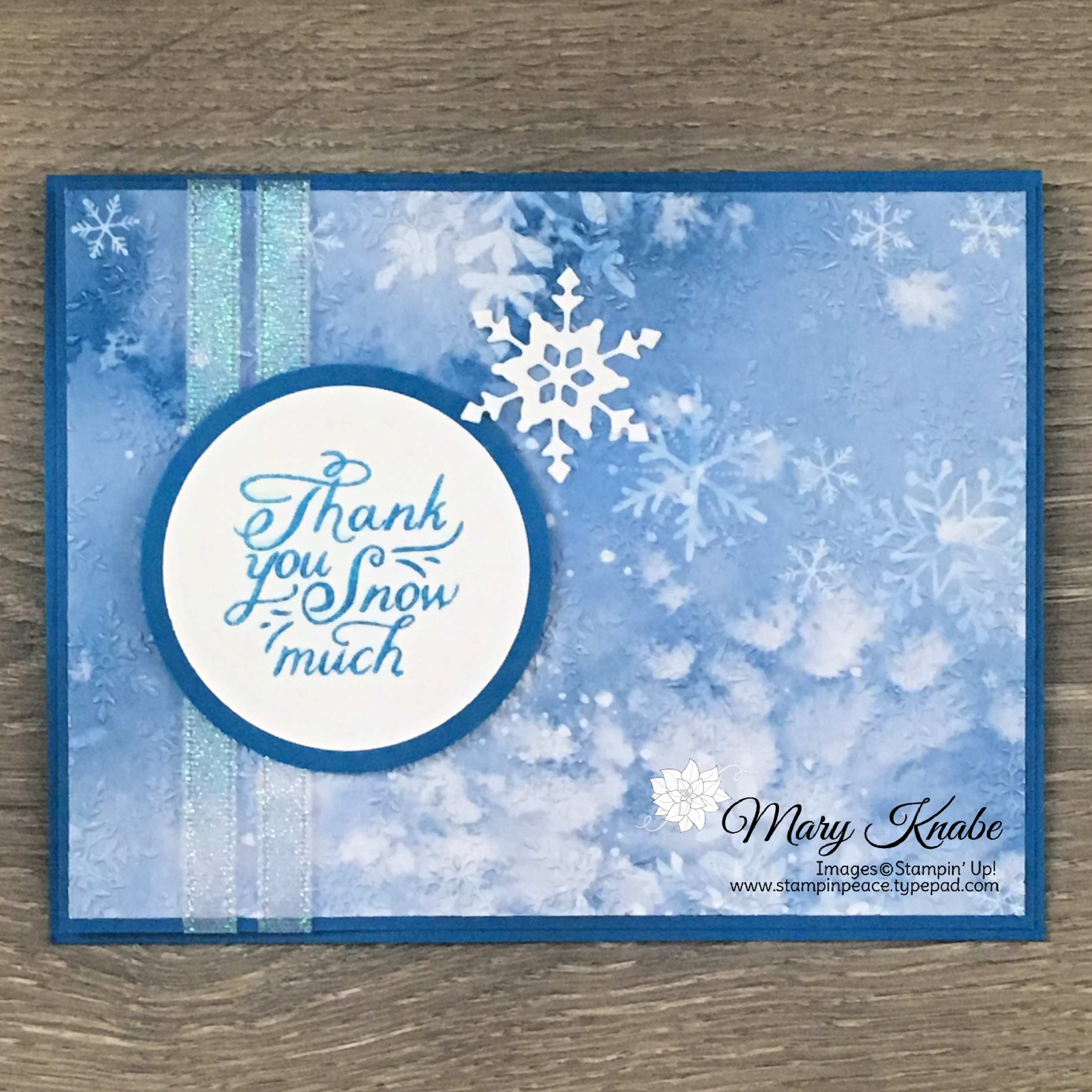 Winter Snow Embossing Folder