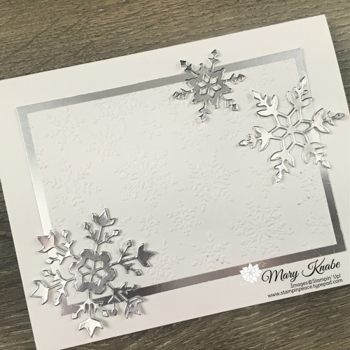 Winter Snow Embossing Folder