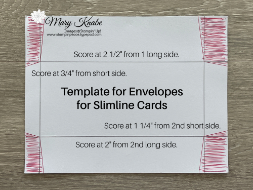 Easy-to-make Envelopes for Slimline Cards