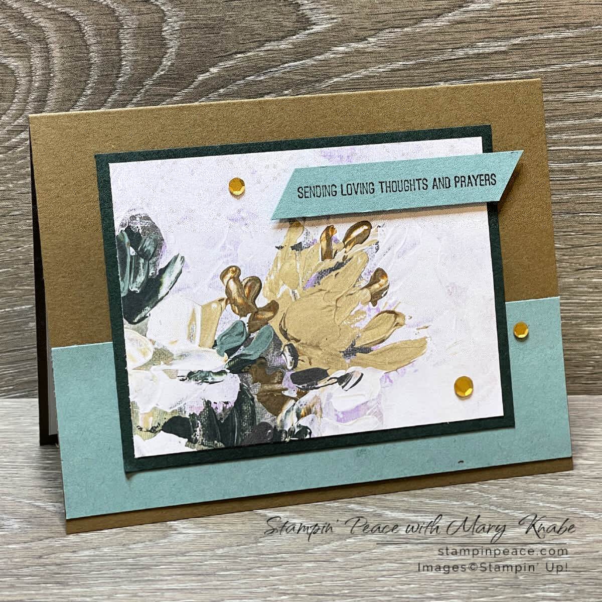 One Sheet Wonder with Fancy Flora DSP and Sending Support Stamp Set