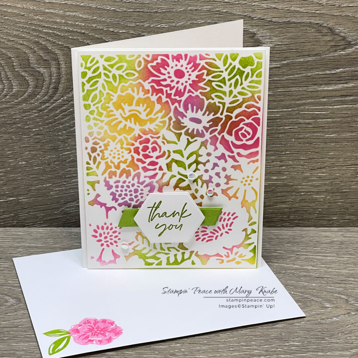 Fun Stamping Technique with Two-Tone Flora Die