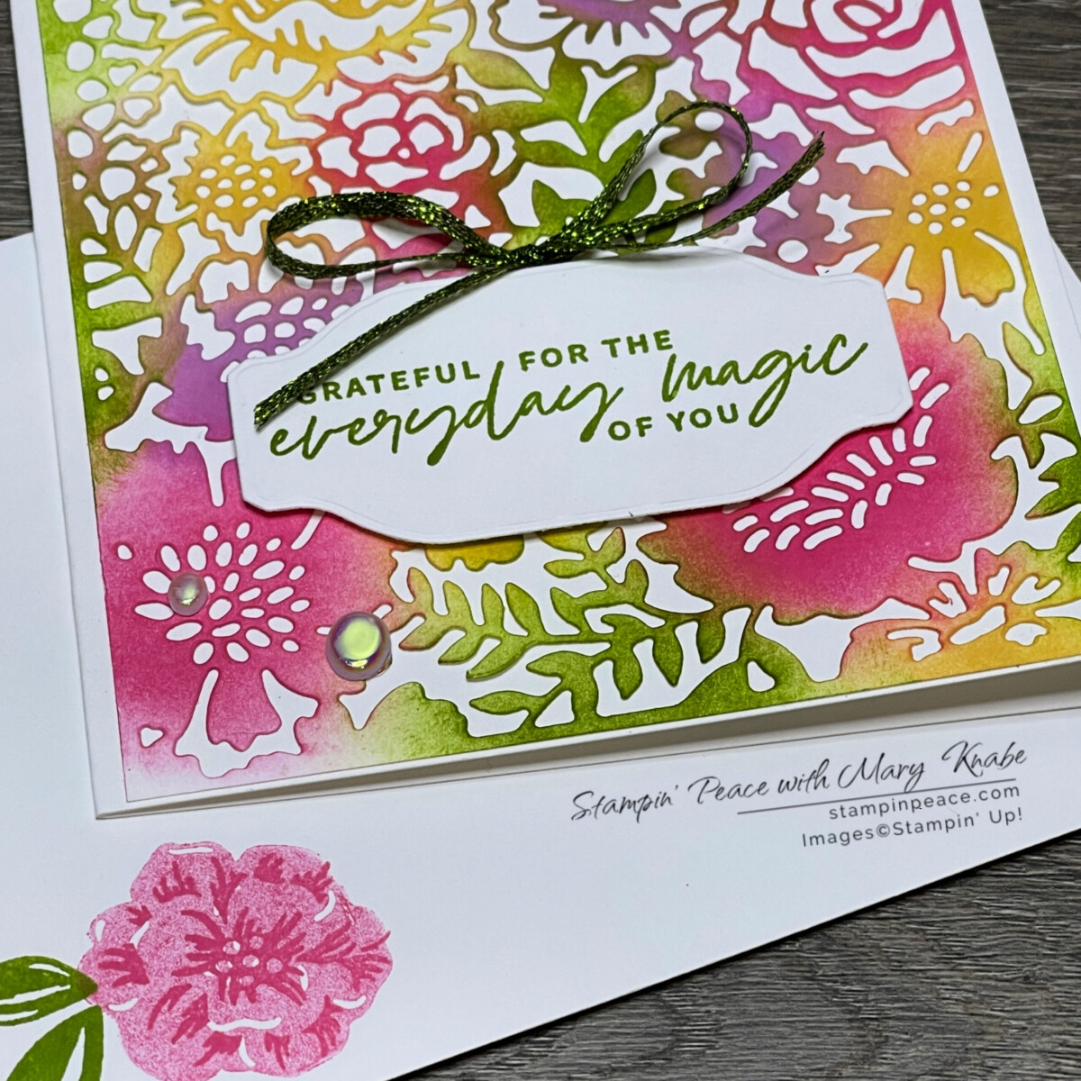 Fun Stamping Technique with Two-Tone Flora Die