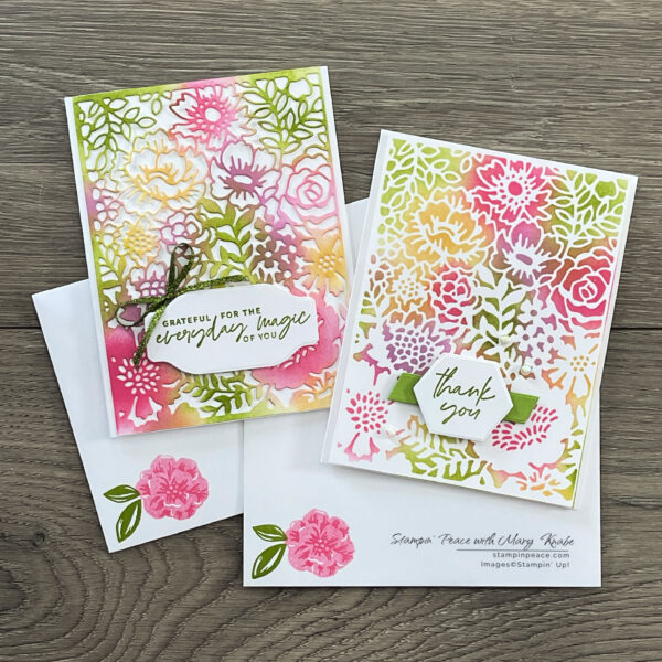 Fun Stamping Technique with Two-Tone Flora Die