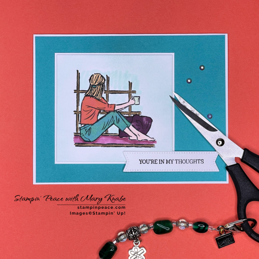 Paper Piecing with In The Moment Stamp Set