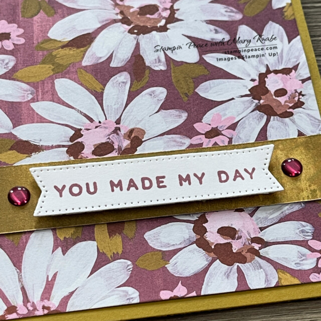 Video #3 of 6 in Fresh As A Daisy Cards with Simple One Sheet Wonders