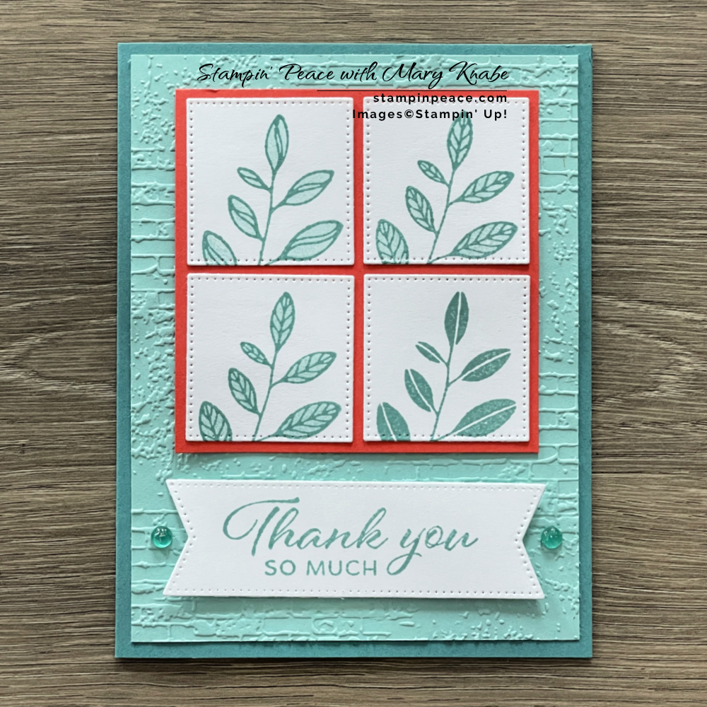 Layering Leaves meets Lost Lagoon for Quick & Easy Cards