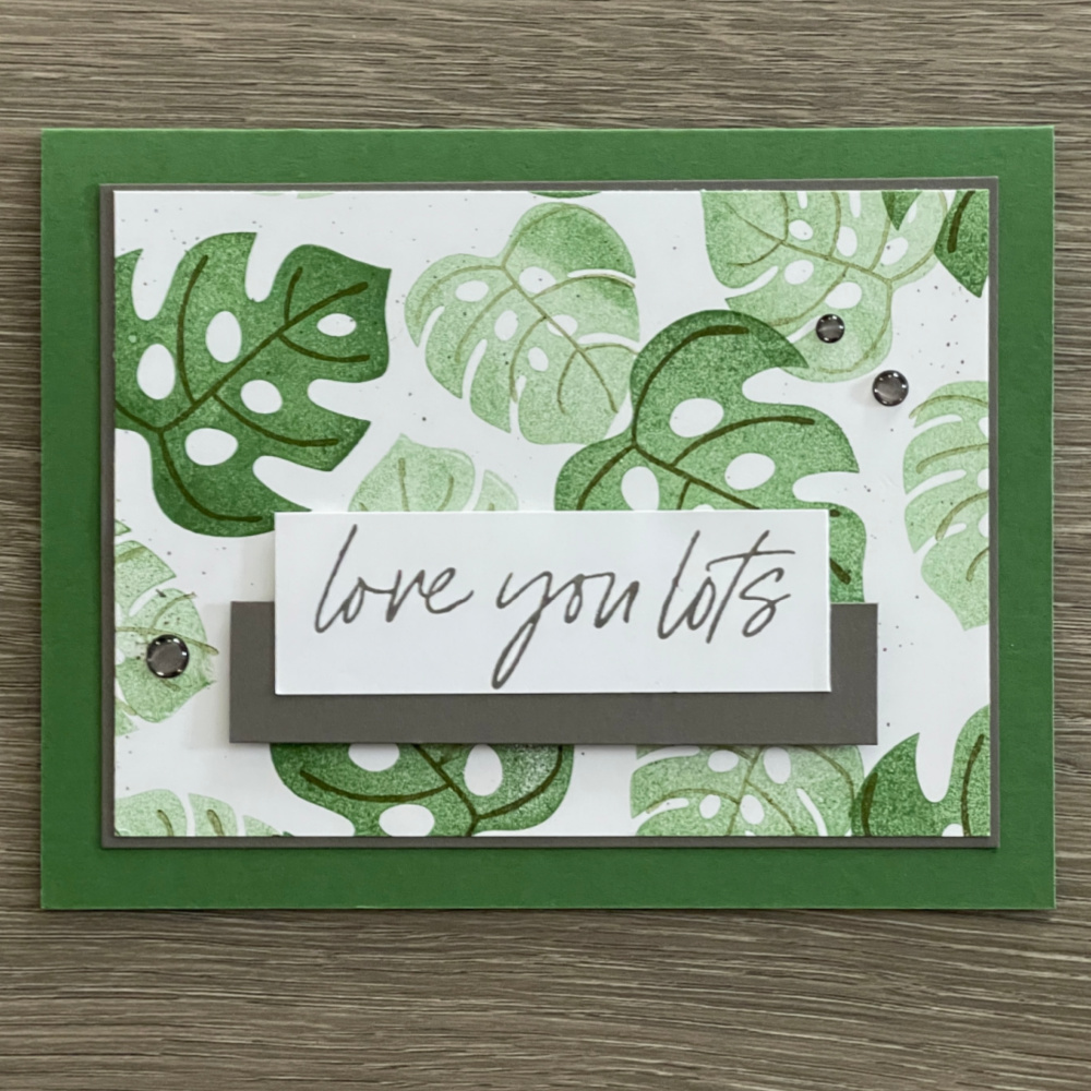 Make Your Own DSP with Tropical Leaf Stamp Set